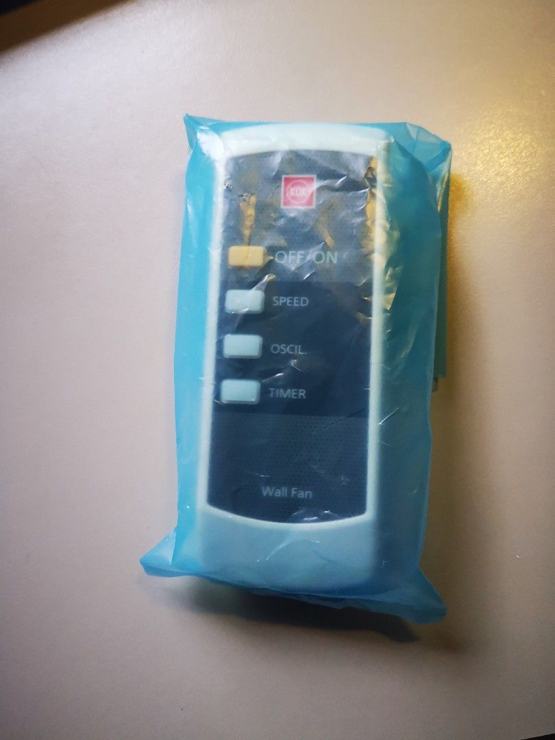 KDK original remote for wall fan, TV & Home Appliances, Other Home ...