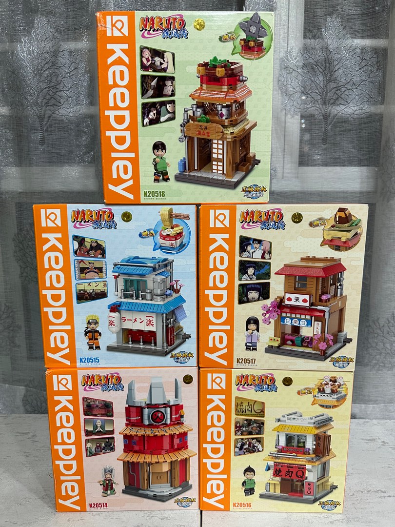 Keeppley Naruto street view series K20154 to K20157, Hobbies & Toys ...