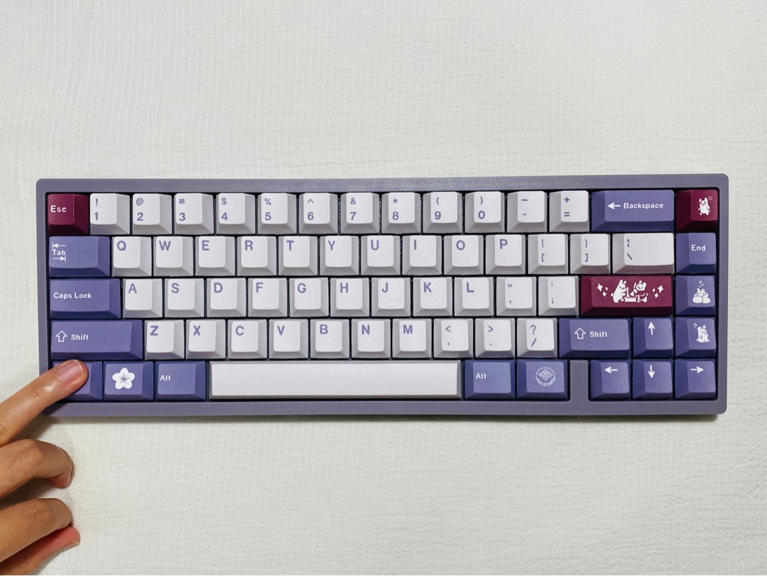 Marbly Thock Custom Mechanical Keyboard Ft KBD67 Lite by KBDFans ...