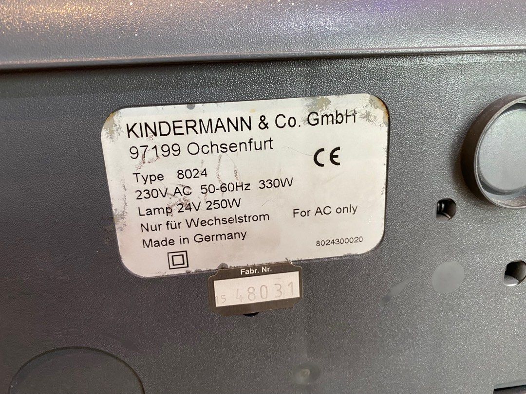 Kindermann Slide projector, TV & Home Appliances, TV & Entertainment ...