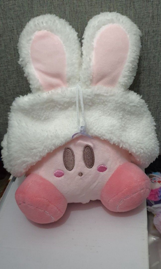 Kirby Rabbit Costume Plush, Hobbies & Toys, Toys & Games on Carousell