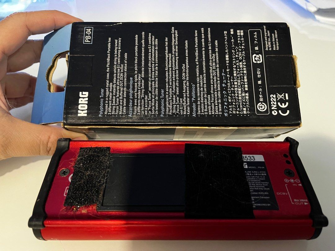 KORG Black Pitch Polyphonic Portable Stage Tuner, Hobbies & Toys, Music ...