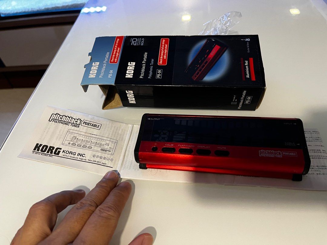 KORG Black Pitch Polyphonic Portable Stage Tuner, Hobbies & Toys, Music ...