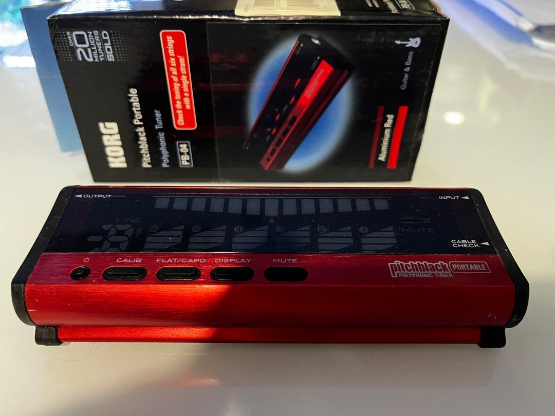 KORG Black Pitch Polyphonic Portable Stage Tuner, Hobbies & Toys, Music ...