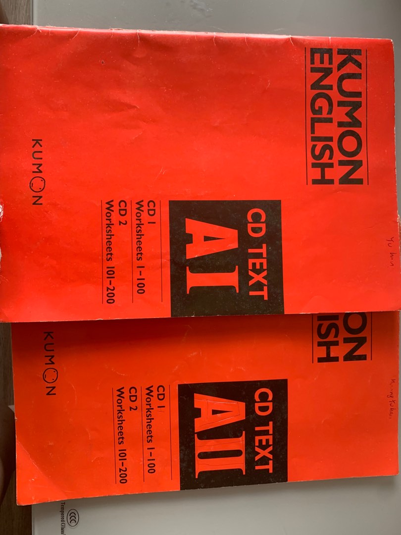 Kumon text book and CD, Hobbies & Toys, Books & Magazines, Textbooks on ...