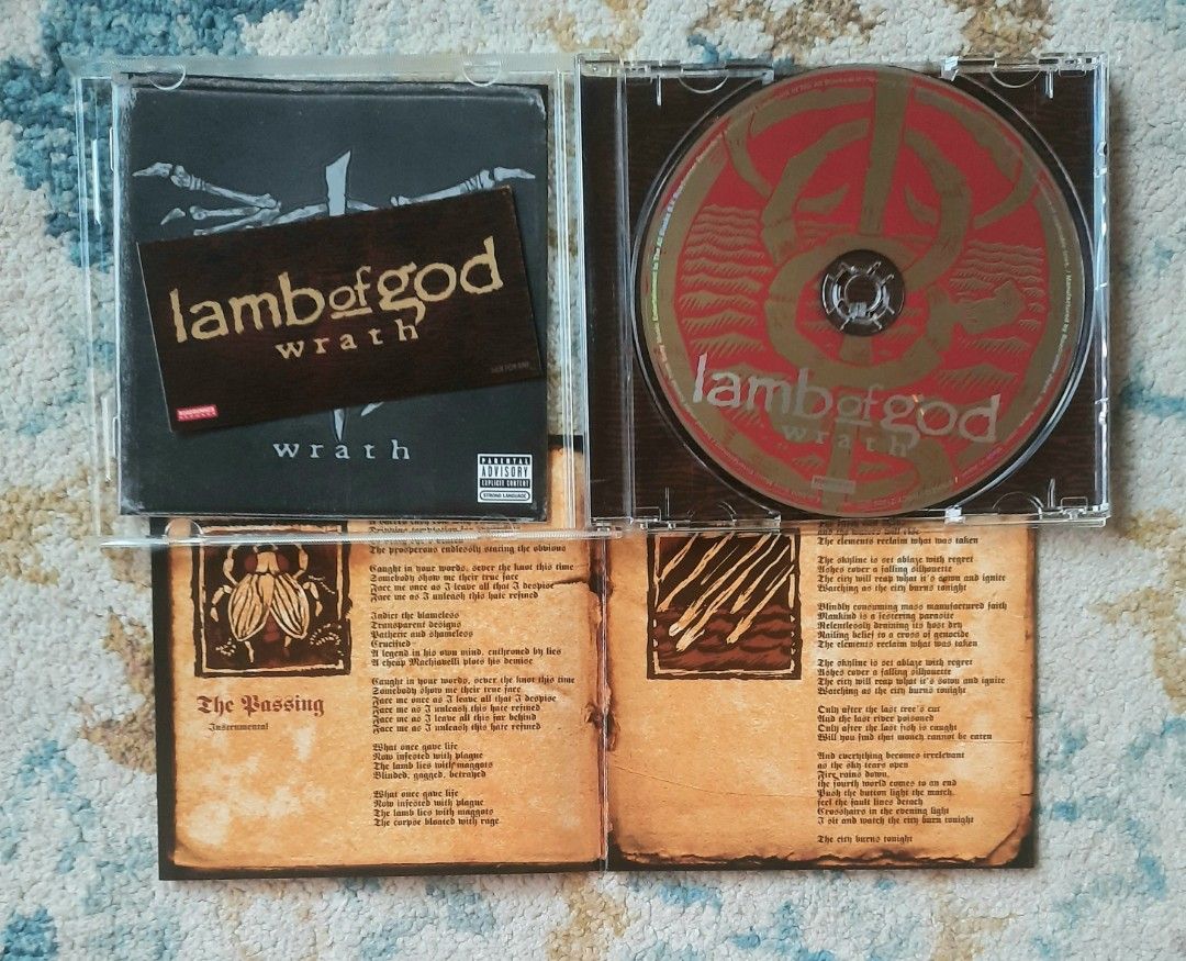 Lamb Of God - Wrath CD, Hobbies & Toys, Music & Media, CDs & DVDs on ...