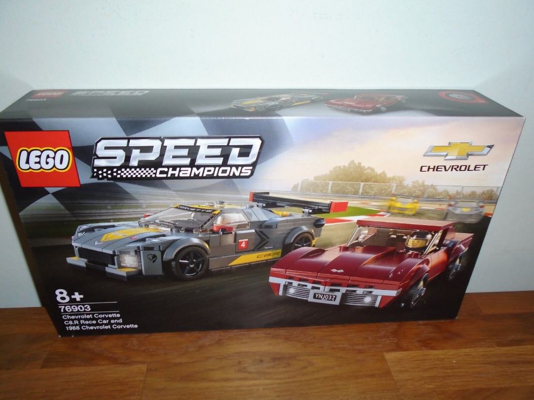 LEGO 76903 - Speed Champions - Chevrolet Corvette C8.R Race Car and ...