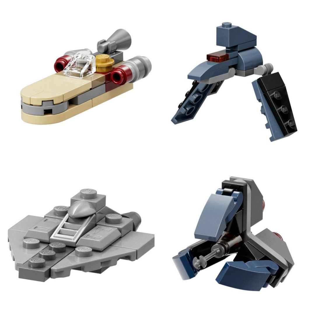 Lego Micro Builds taken from Star Wars Advent Calendar 2022, Hobbies ...