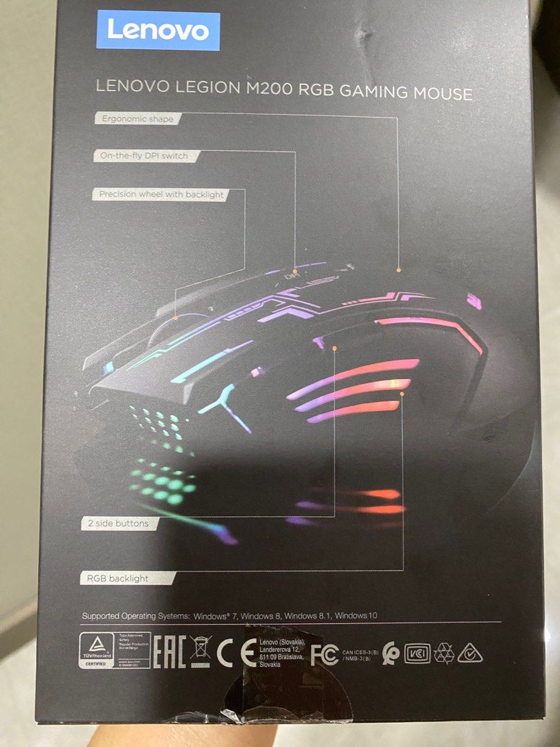 Lenovo M200 RGB Gaming Mouse, Computers & Tech, Parts & Accessories ...