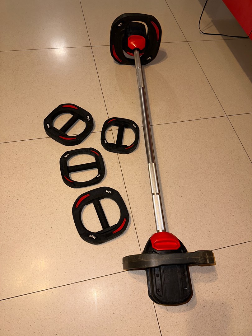 LesMills Body Pump barbell set (original), Sports Equipment, Exercise ...