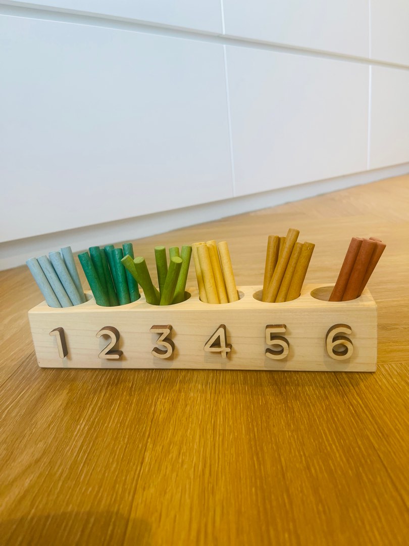 Letterpine Wooden Counting and Sorting Toy, Hobbies & Toys, Toys ...