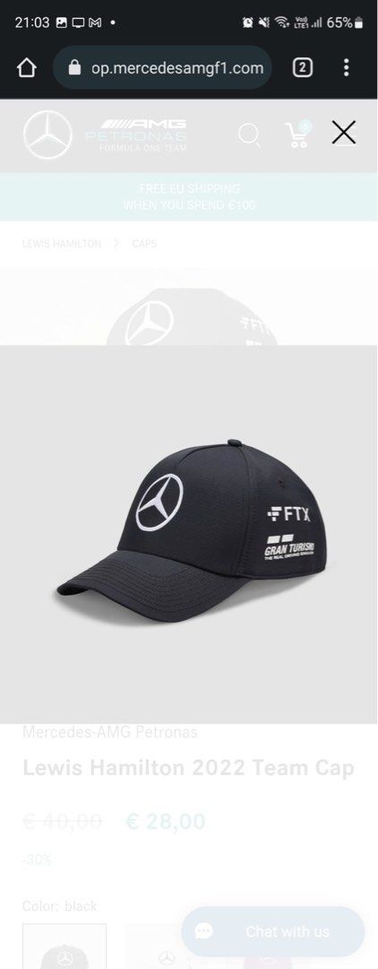 Lewis hamilton 2022 team cap ( official merchandise ), Men's Fashion ...