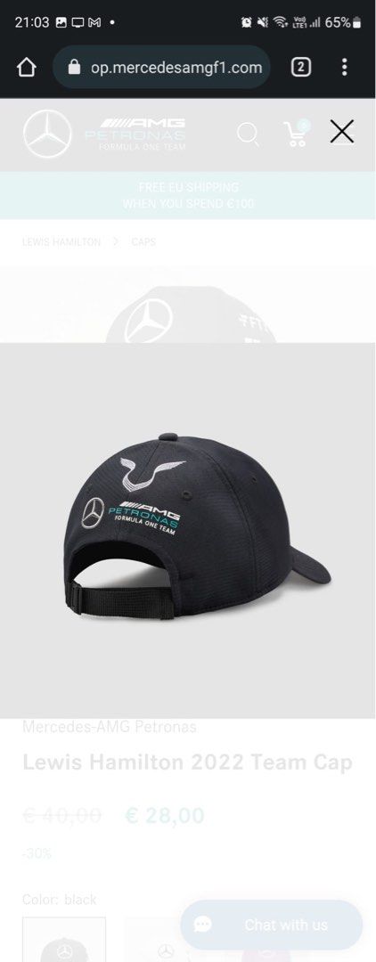 Lewis hamilton 2022 team cap ( official merchandise ), Men's Fashion ...