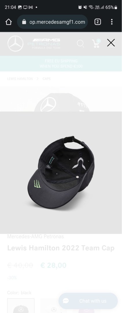 Lewis hamilton 2022 team cap ( official merchandise ), Men's Fashion ...