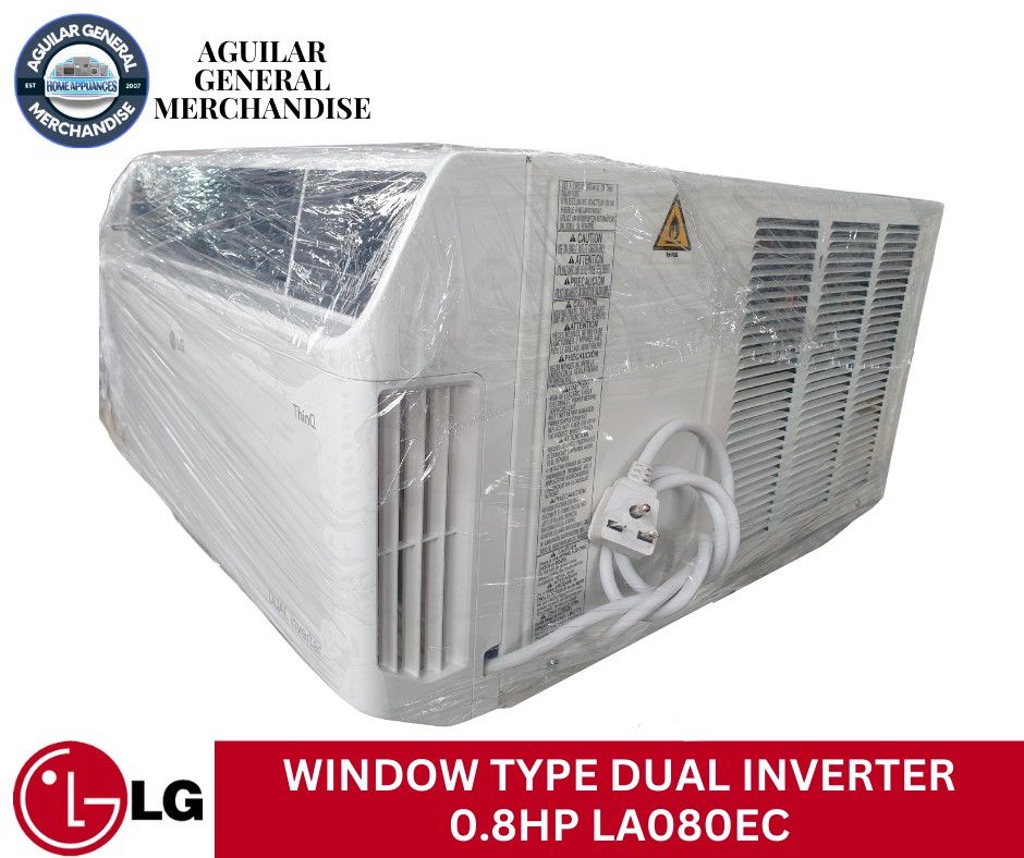 LG 0.8HP WINDOW TYPE DUAL INVERTER, TV & Home Appliances, Air ...