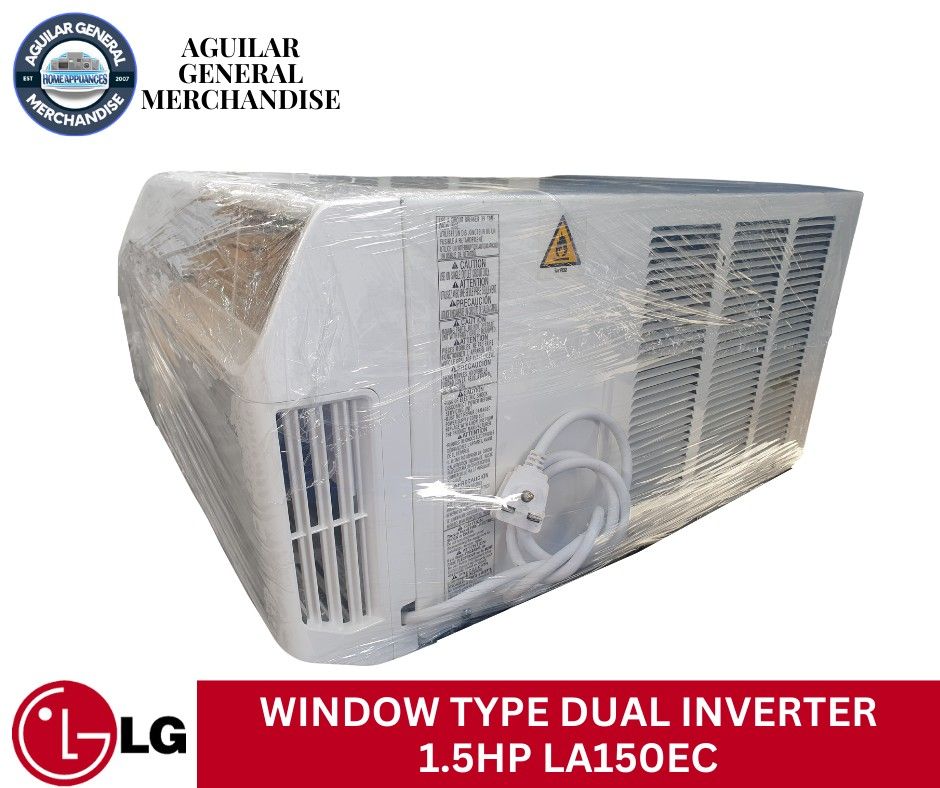 LG 1.5HP WINDOW TYPE DUAL INVERTER, TV & Home Appliances, Air ...