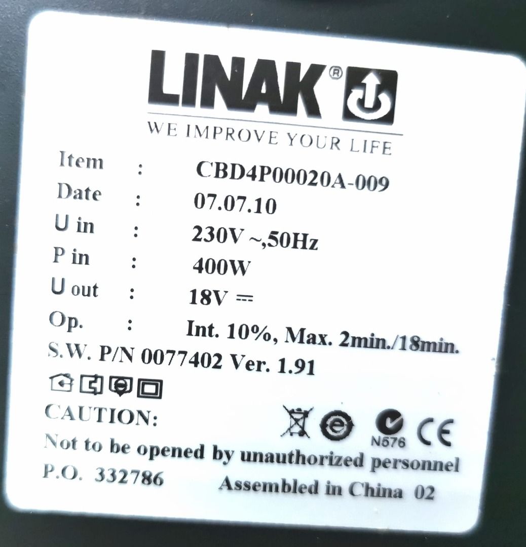 LINAK Adjustable Office Desk, Furniture & Home Living, Furniture ...