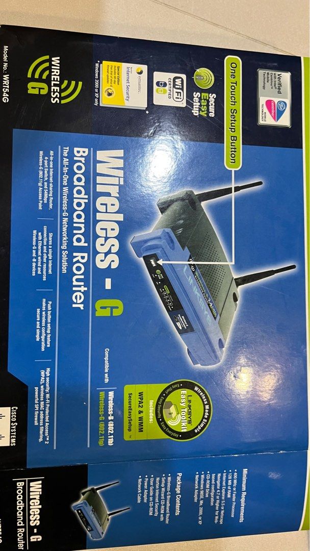 Linksys Wireless G Broadband Router Computers And Tech Parts And Accessories Networking On Carousell