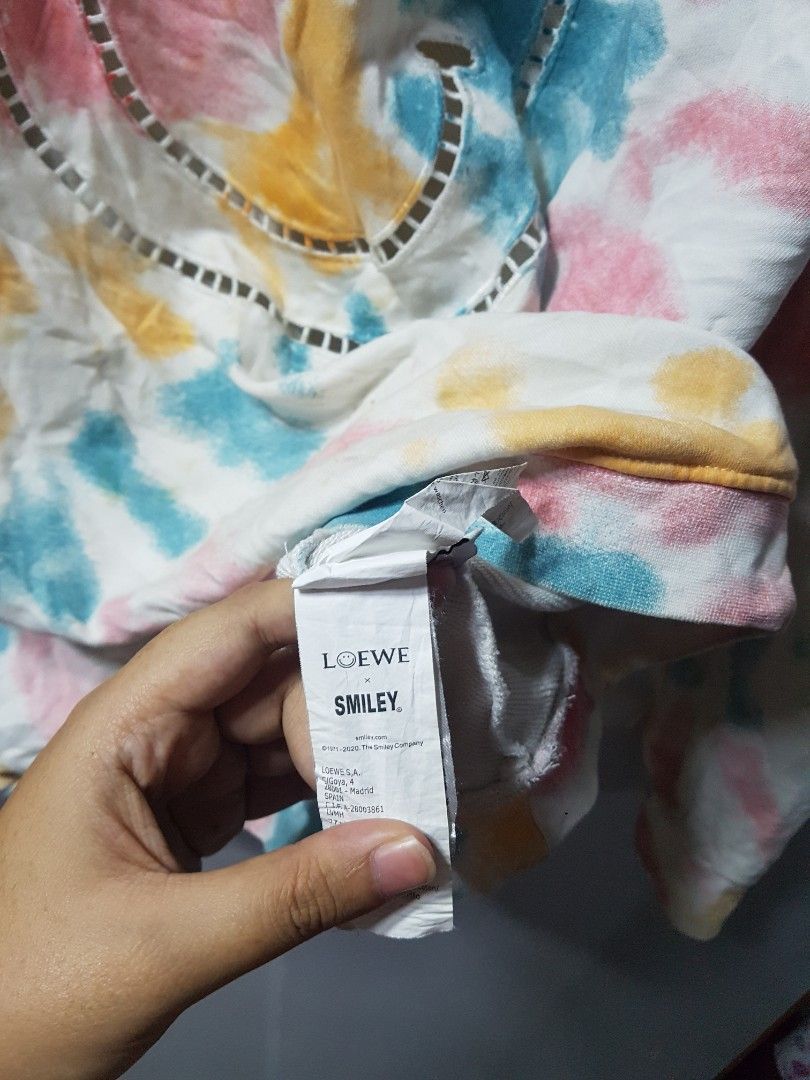 Loewe x Smiley, Luxury, Apparel on Carousell