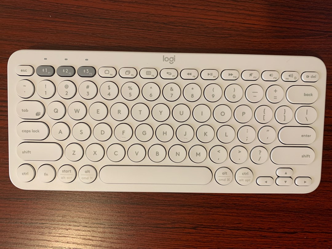 Logitech K380 White, Computers & Tech, Parts & Accessories, Computer ...