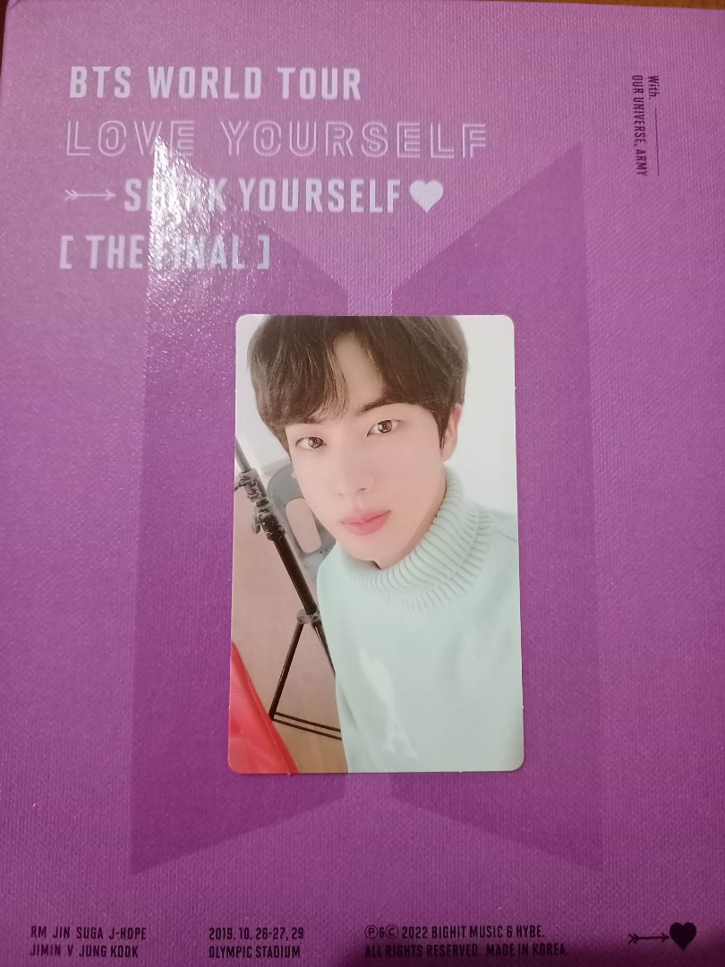 LOVE YOURSELF THE FINAL LY JIN PC, Hobbies & Toys, Memorabilia ...