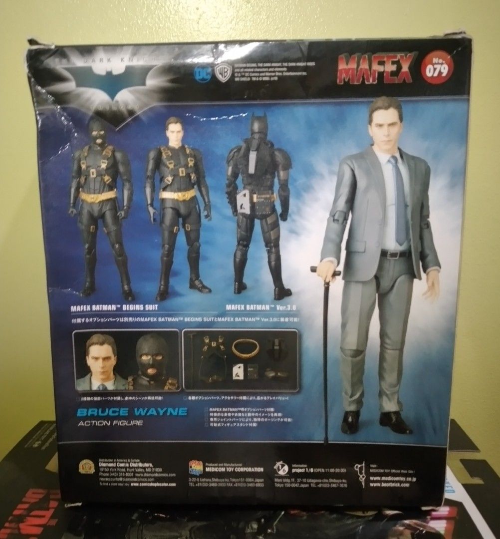Mafex The Dark Knight Trilogy Bruce Wayne, Hobbies & Toys, Toys & Games ...