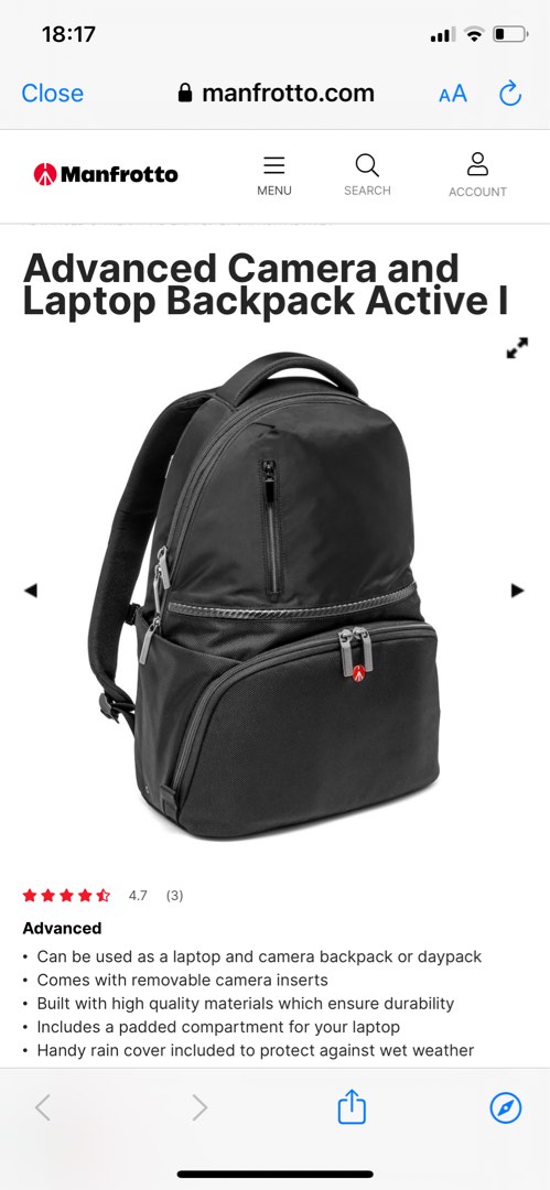 Manfrotto Camera Backpack + S$150 off Fujifilm lens voucher + free lens ...