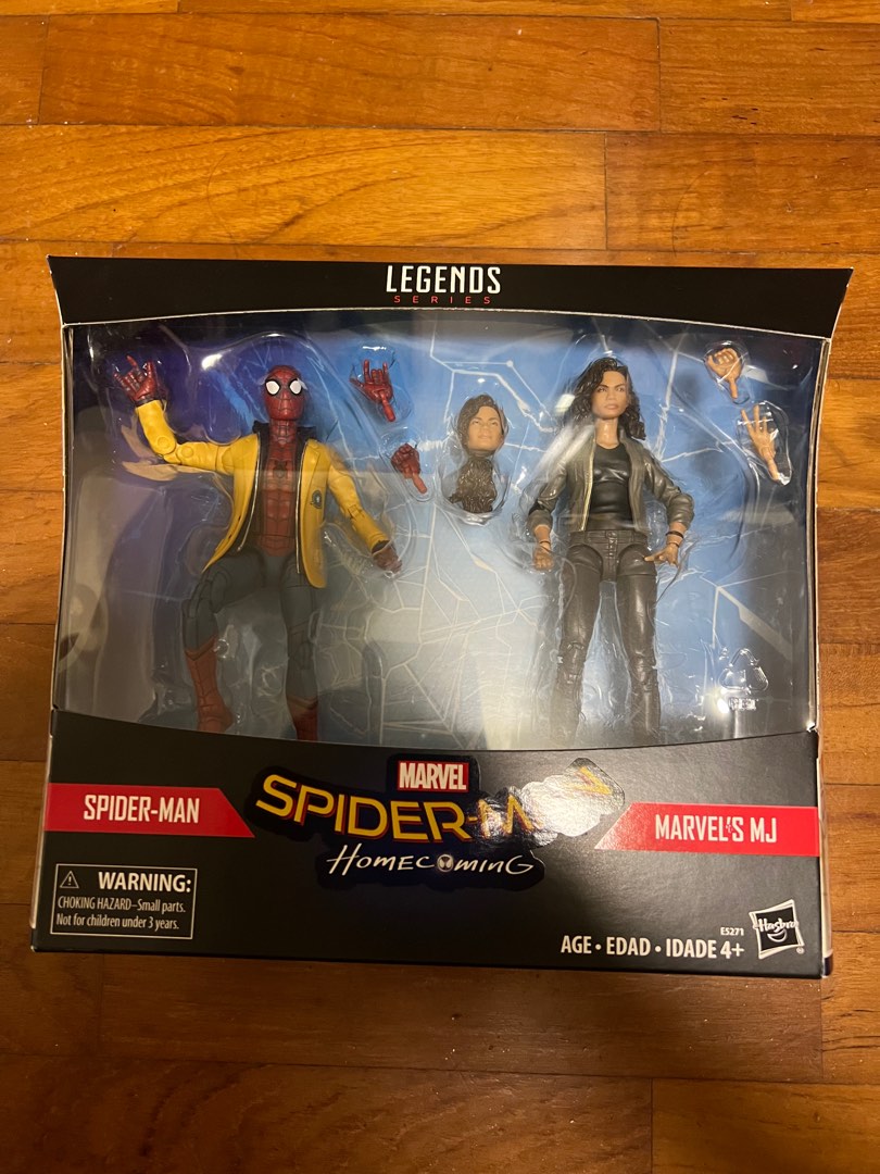 MARVEL LEGENDS SPIDER-MAN HOMECOMING & MARVEL'S MJ 2 PACK, Hobbies ...