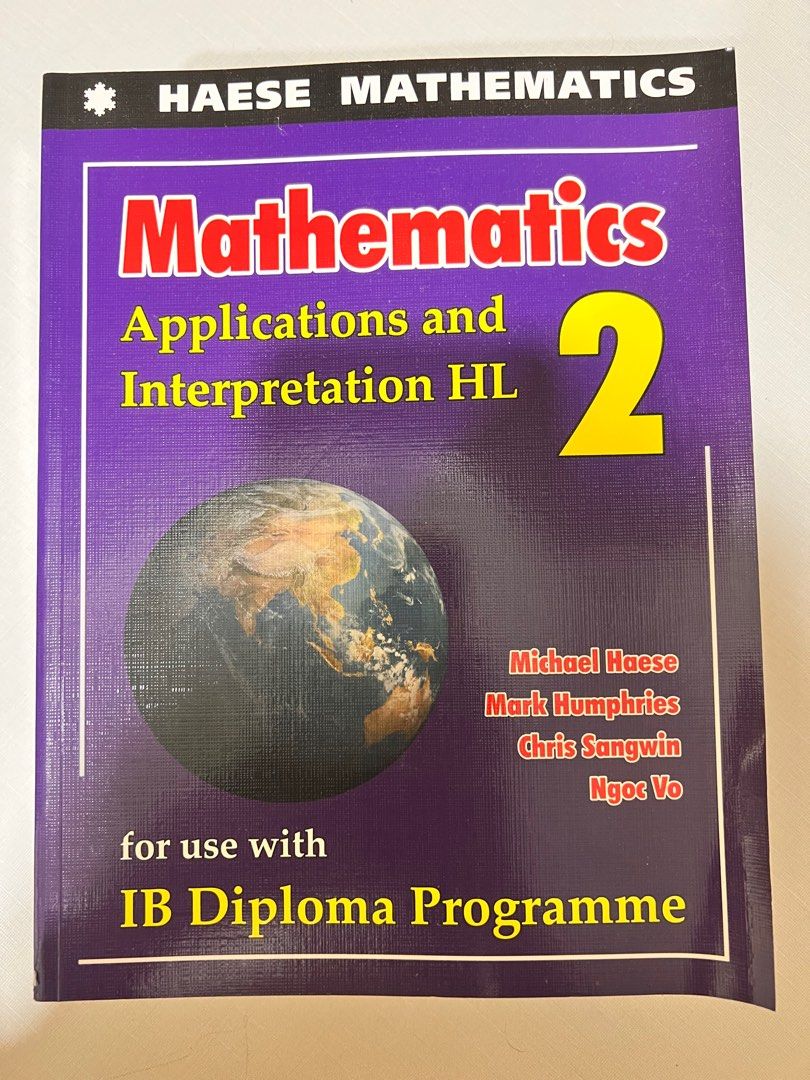 Mathematics Applications And Interpretations Hl 2 For Ibdp Hobbies