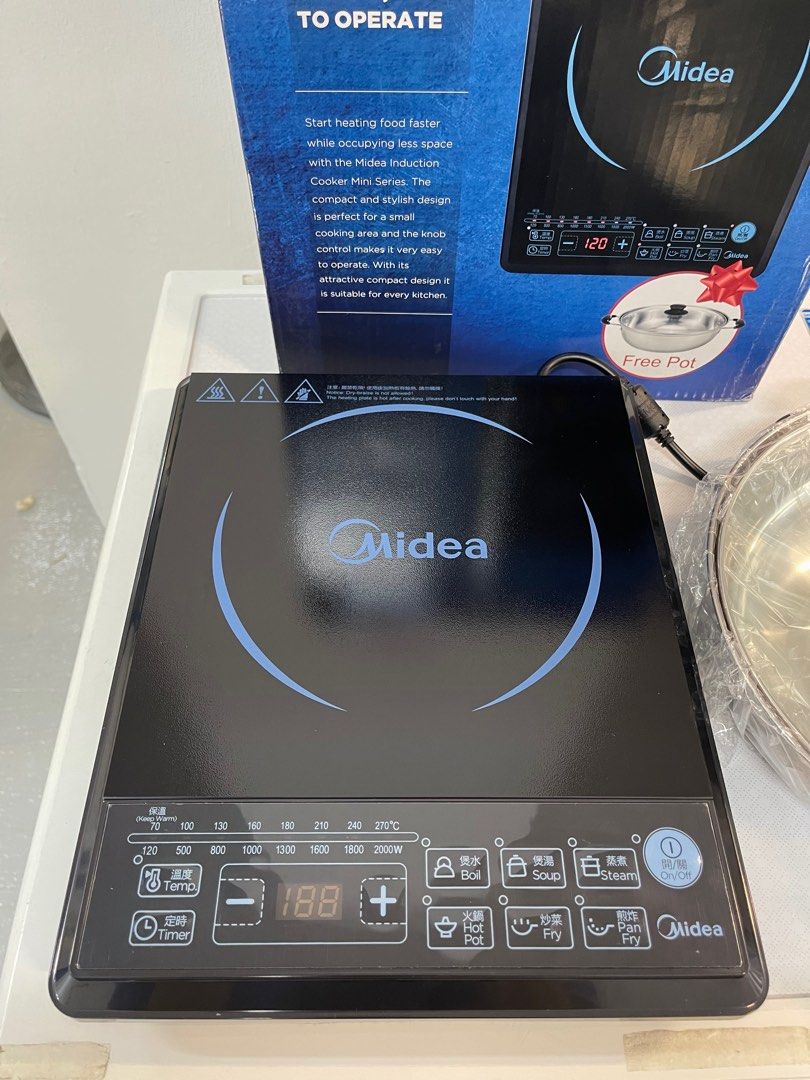MIDEA MIC2233 TABLE TOP INDUCTION COOKER Display Set $35, TV & Home ...