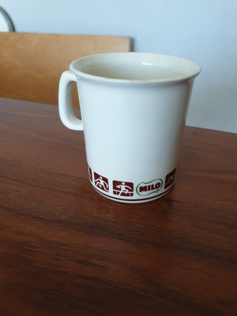 Milo Vintage Cup, Hobbies & Toys, Memorabilia & Collectibles, Vintage ...