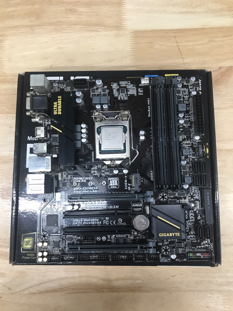 motherboard with intel i5 6gen, Computers & Tech, Desktops on Carousell