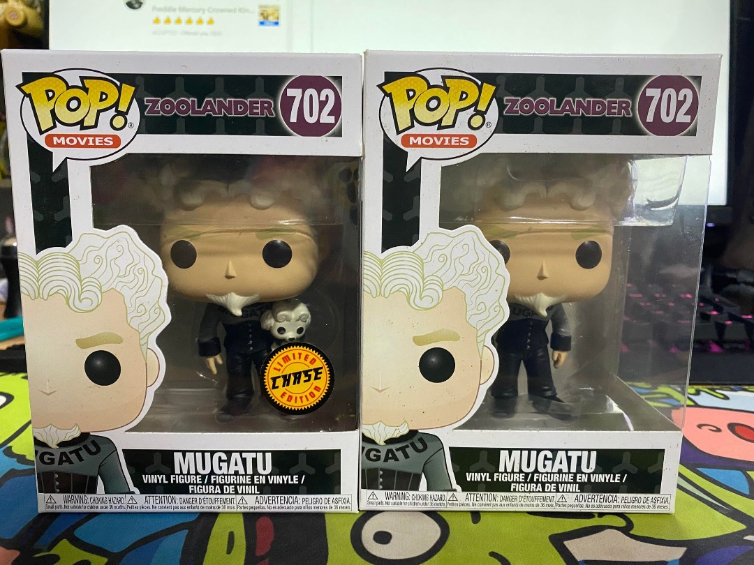 Mugatu with Dog Chase & Common Funko Pop! - Zoolander Will Farrell ...