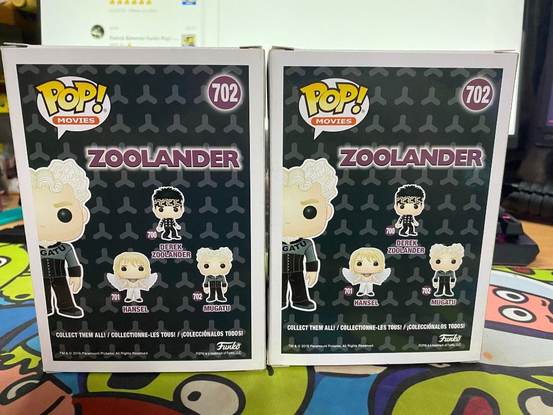 Mugatu with Dog Chase & Common Funko Pop! - Zoolander Will Farrell ...