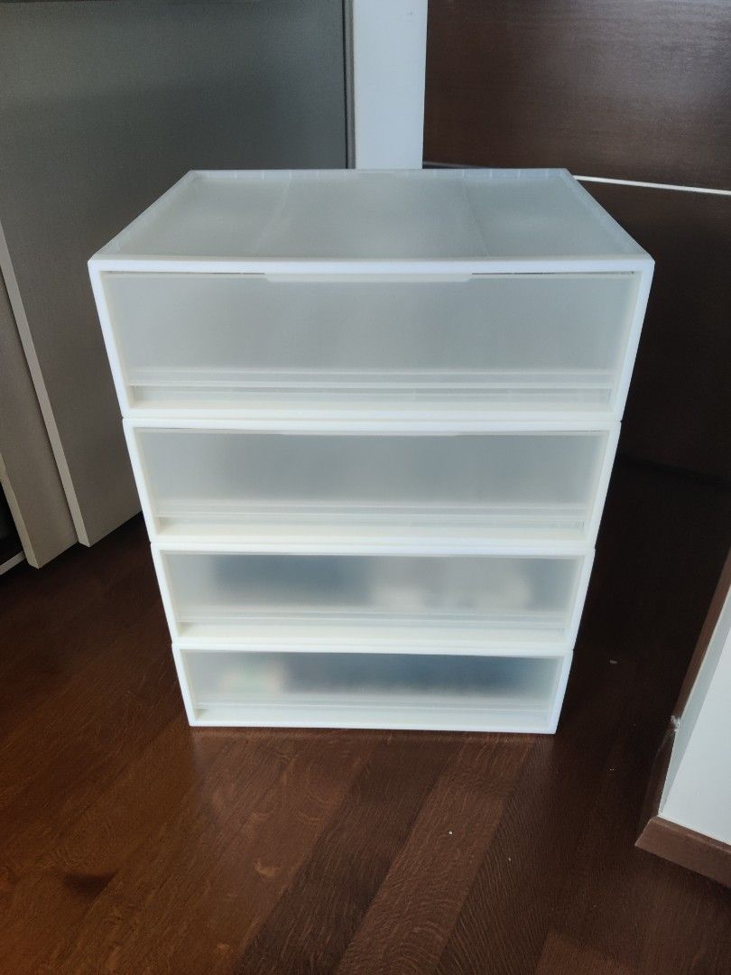 Muji Drawers x4, Furniture & Home Living, Furniture, Other Home ...