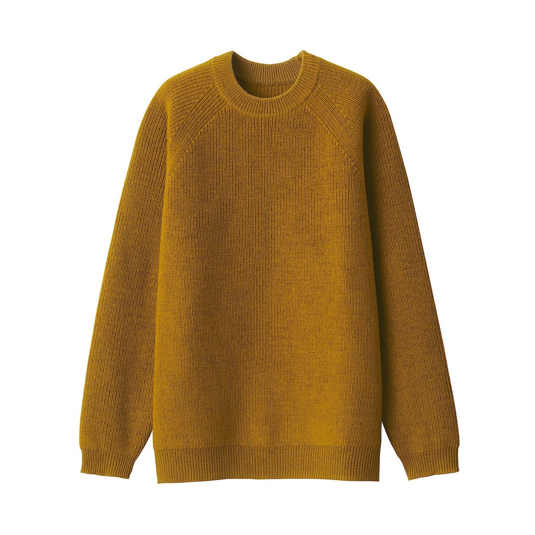MUJI LABO Crew Neck Sweater, Women's Fashion, Tops, Longsleeves on ...