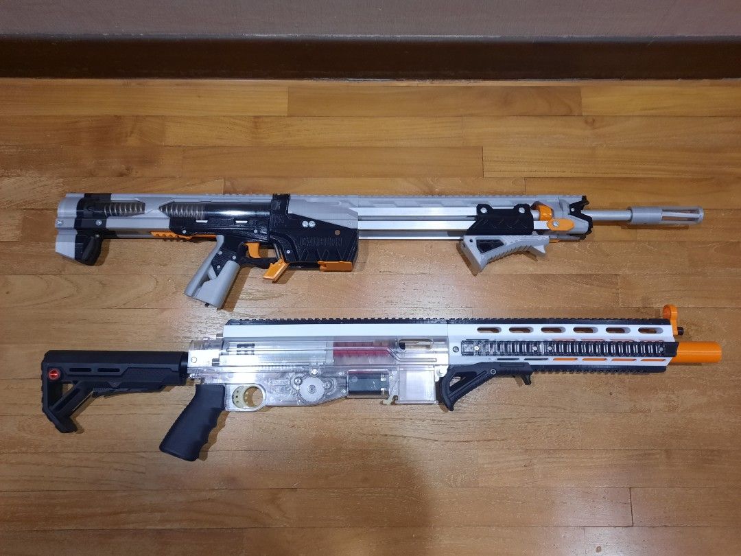 Nerf caliburn 4 and colonel wasp 76 with custom shroud, Hobbies & Toys ...