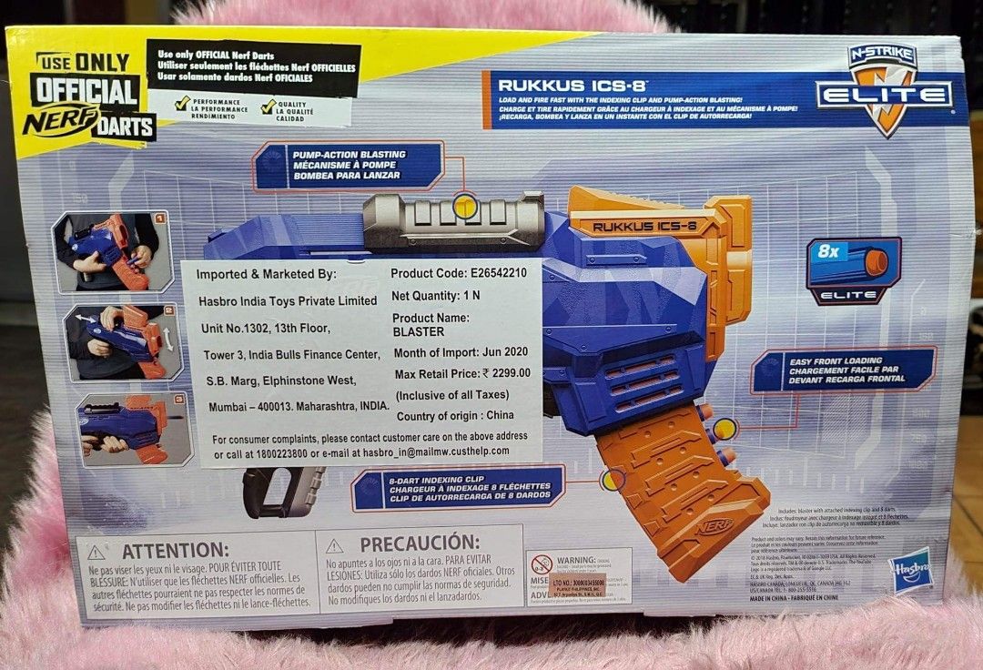 Nerf Rukkus ICS-8, Hobbies & Toys, Toys & Games on Carousell