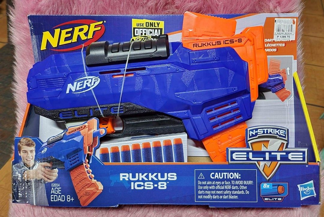 Nerf Rukkus ICS-8, Hobbies & Toys, Toys & Games on Carousell