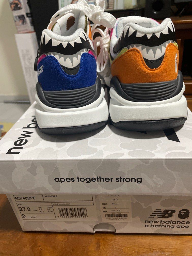 New balance x bape, Men's Fashion, Footwear, Sneakers on Carousell