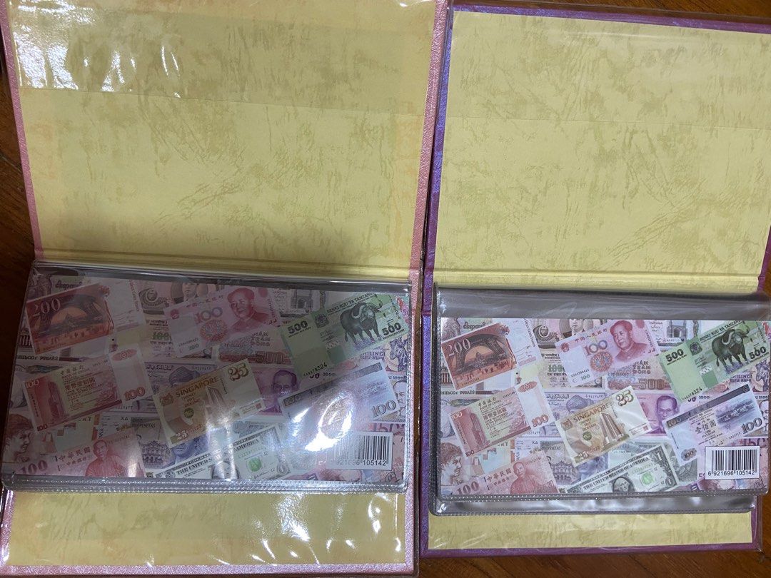 Notes/ Photo/ Voucher/ stamp/ ticket Collection album, Hobbies & Toys ...