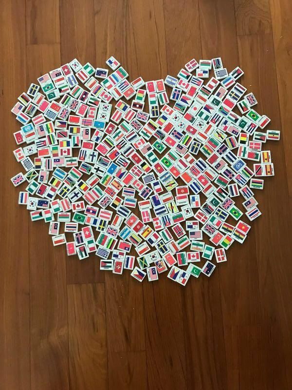 Old School Country Eraser Flag Eraser Nation Eraser Rare Vintage ...