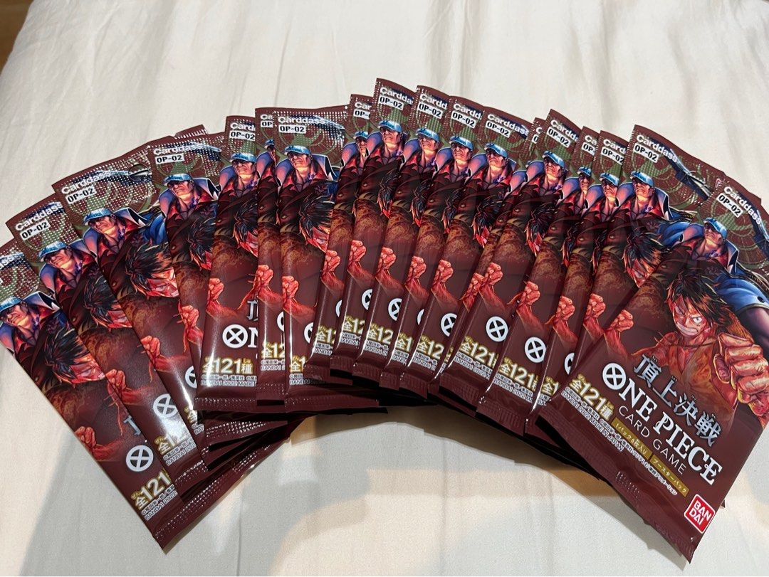 One piece TCG OP-02 filtered packs, Hobbies & Toys, Toys & Games on ...