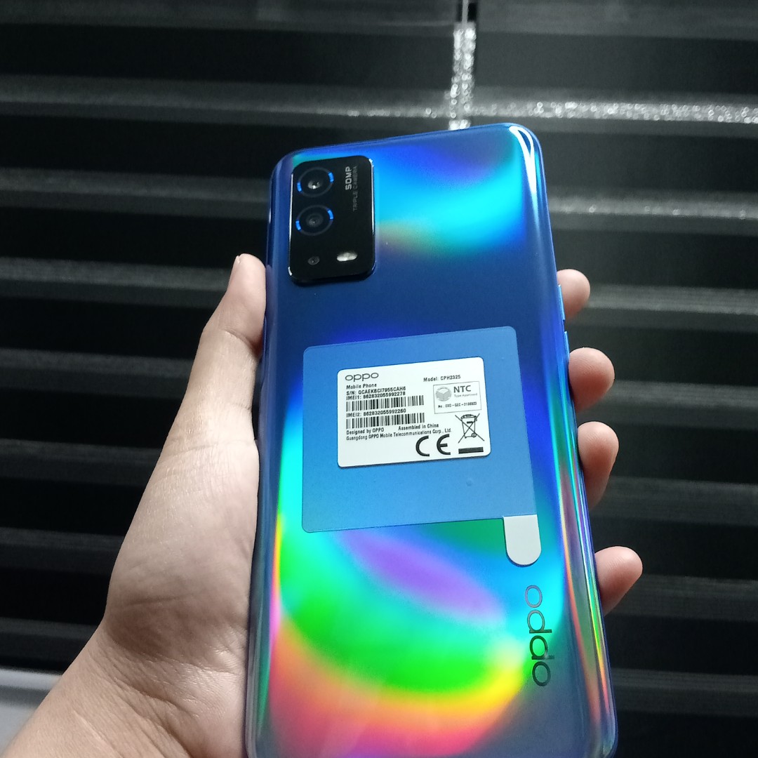 Oppo A55 Rainbow Blue with freebies, Mobile Phones & Gadgets, Mobile ...