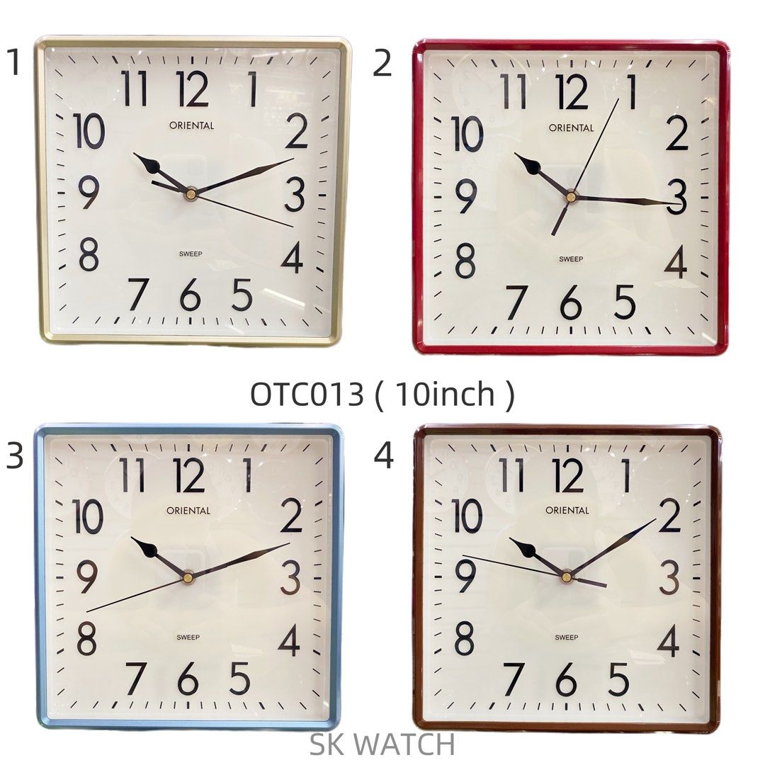 Oriental / Orient Wallclock / Analog Wallclock / OTC001 / OTC002 ...