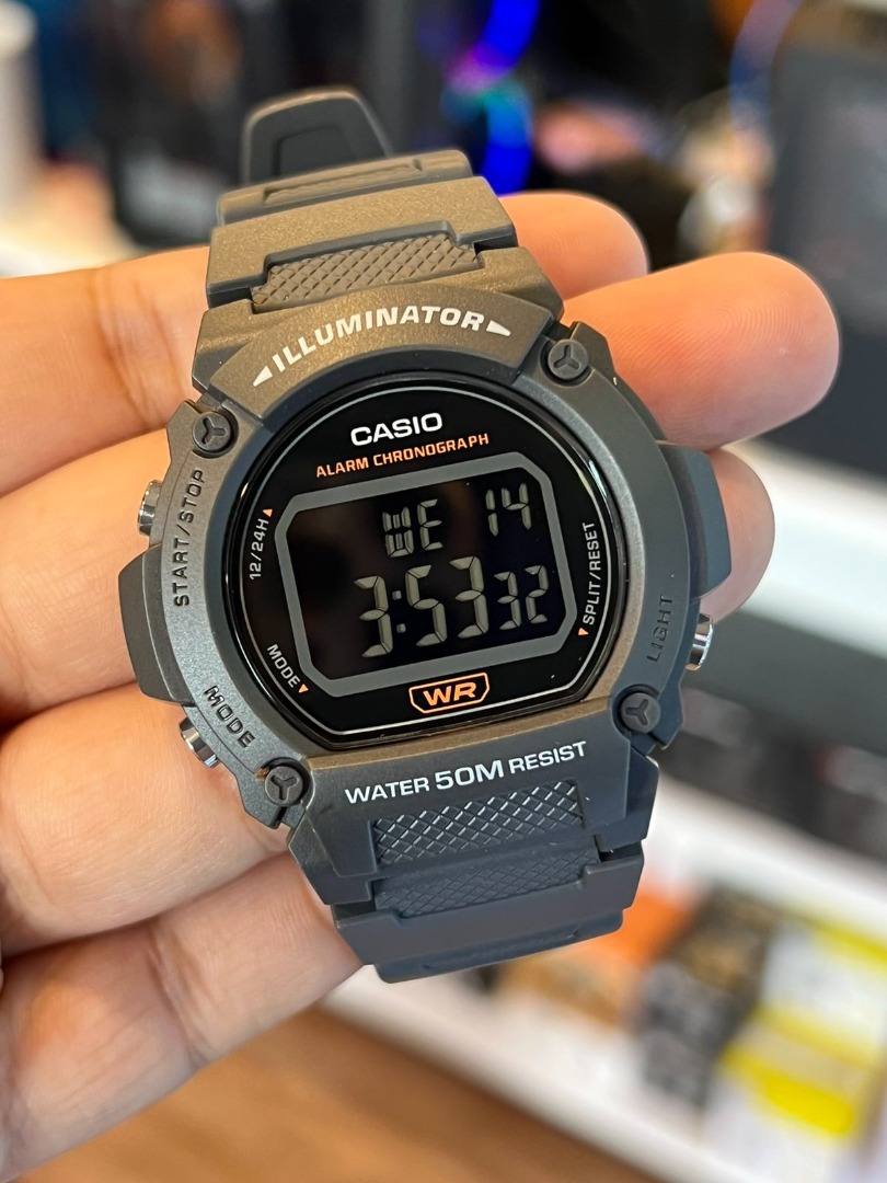 Original Casio W219H-8B, Men's Fashion, Watches & Accessories, Watches ...