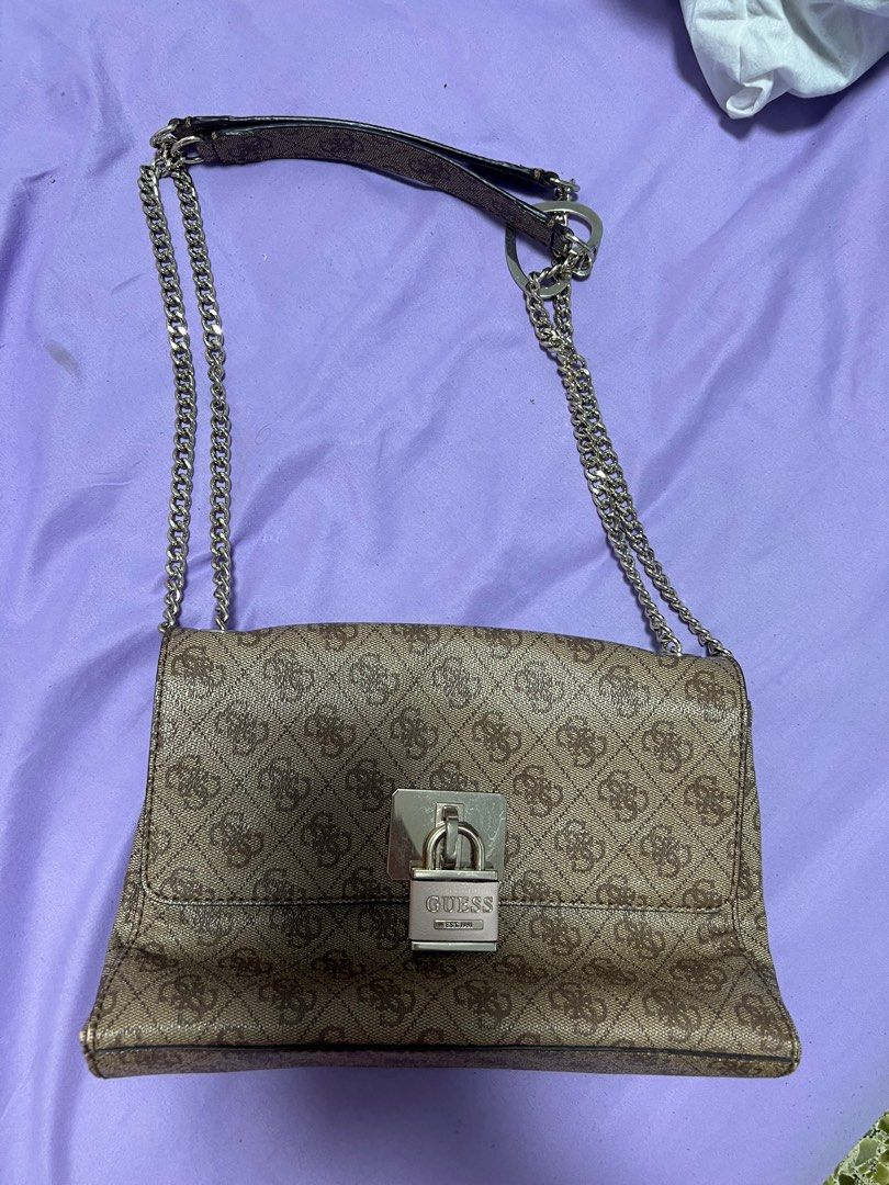 Original GUESS handbag $100, Women's Fashion, Bags & Wallets, Shoulder ...