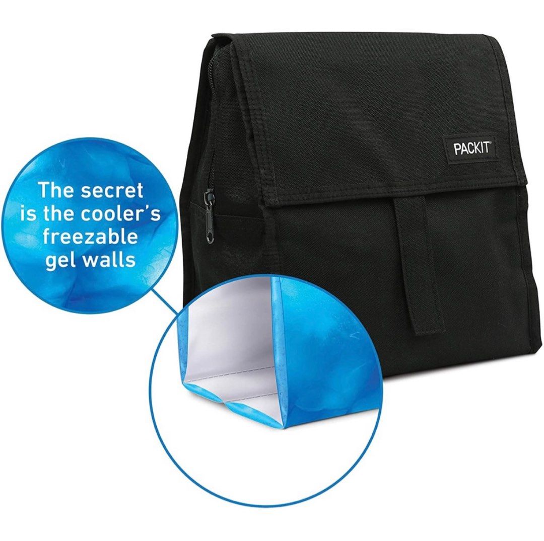 Packit Freezable Bag (Black), Furniture & Home Living, Kitchenware ...