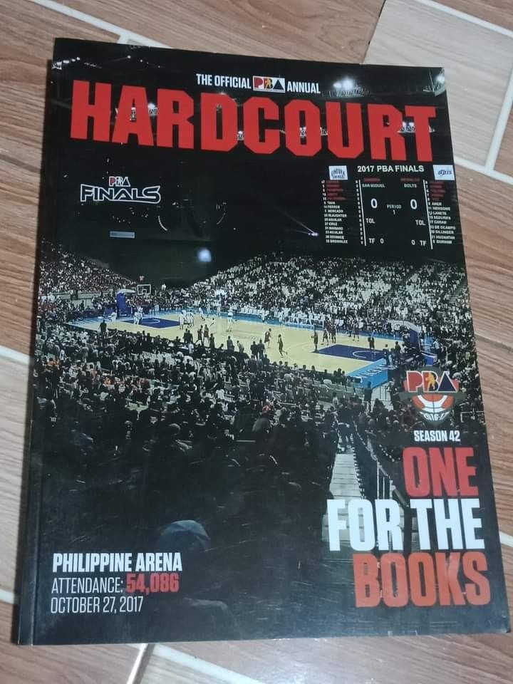 PBA HARDCOURT THE OFFICIAL PBA ANNUAL SEASON 42, Hobbies & Toys, Books ...