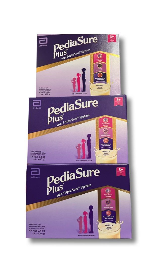 PEDIASURE 3+ VANILLA, Babies & Kids, Nursing & Feeding, Breastfeeding ...